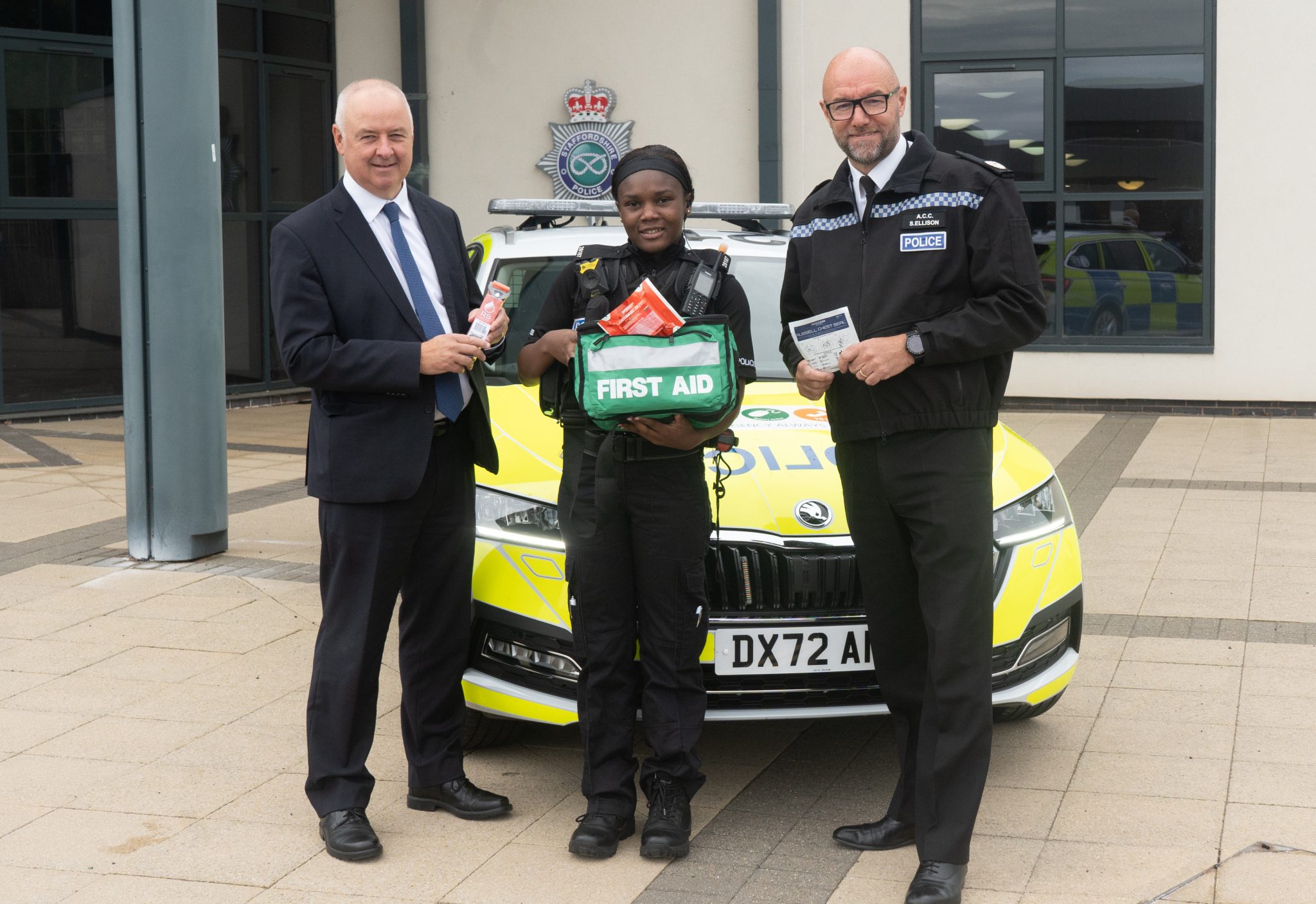 Bleed control kits added to 200 police cars - Violence Reduction Alliance