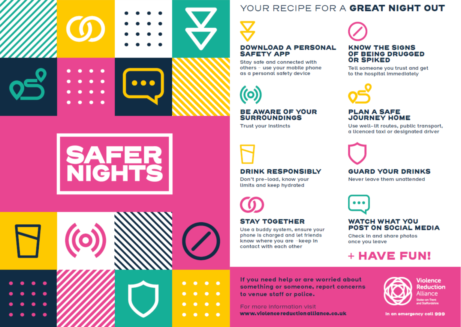 Safer Nights - Violence Reduction Alliance